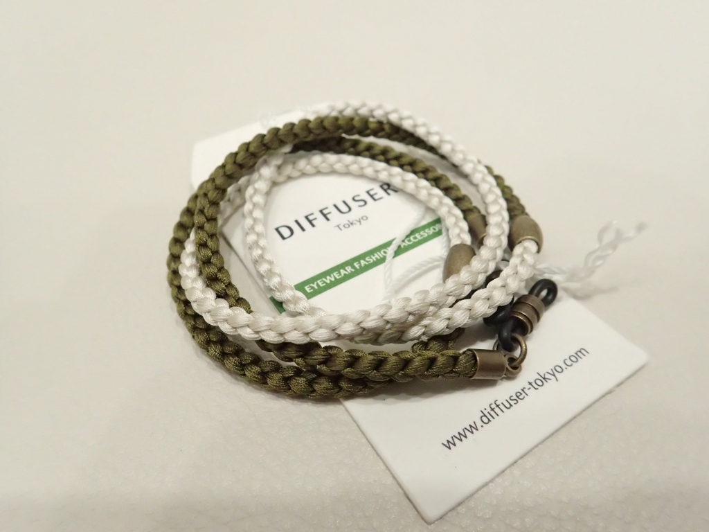 DIFFUSER(ディフューザー) 新作グラスコード TWO TONE SILKY GLASS CODE プレゼントに ｜ oomiya和歌山本店アイウェアブログ