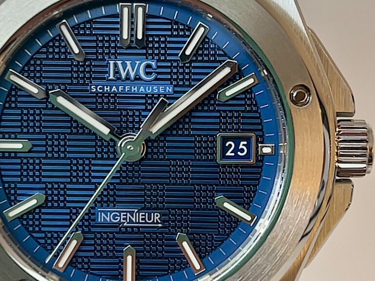 爽やかなブルーダイアルのラグスポウォッチ？？”インヂュニア・オートマティック 40”（IW328907）～IWC～ ｜ oomiya 心斎橋店ブログ